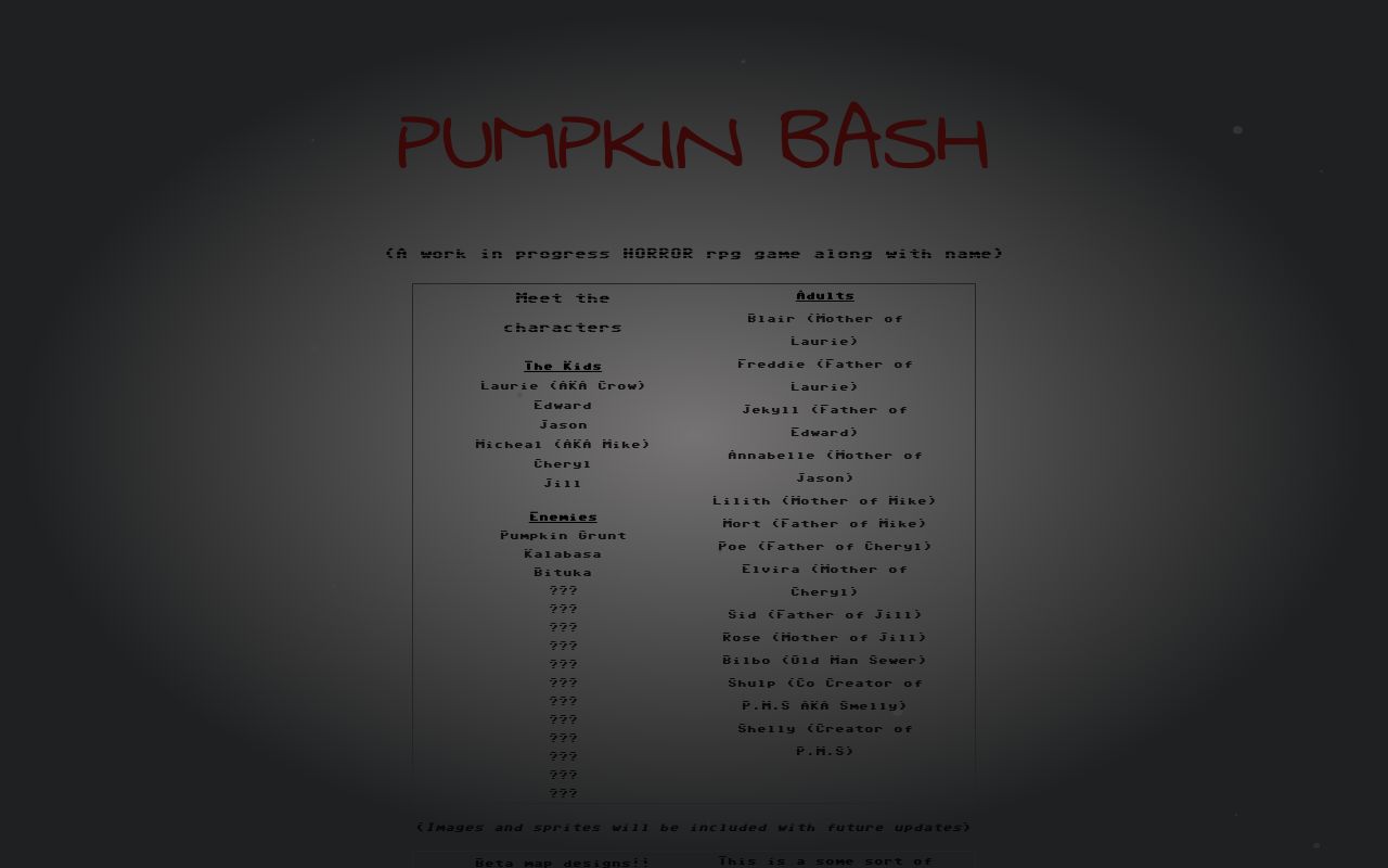 Pumpkin Bash..?